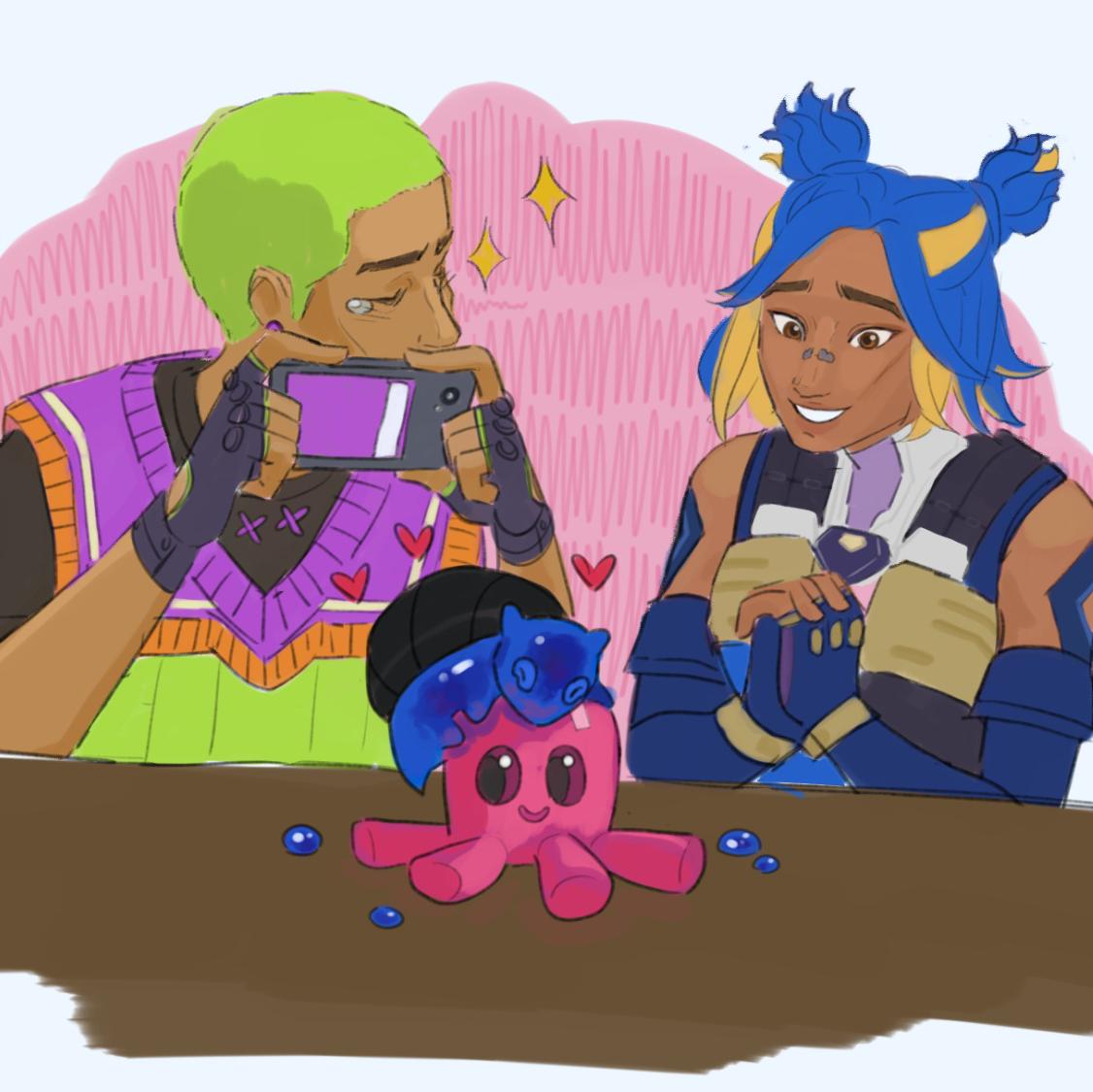 Neon and Gekko Singing Idol Together | Music by McHopie | Listen on ...