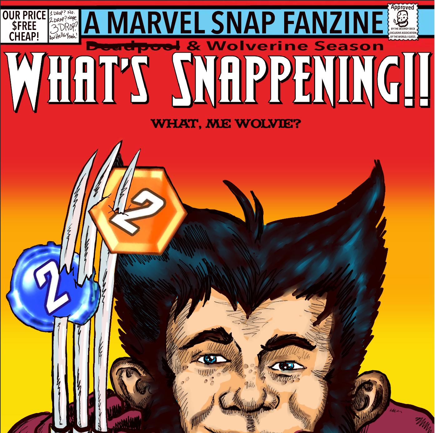 Download Marvel Snap Fanzine Vol3: Wolverine=Wine Lover (Wolverine for ...