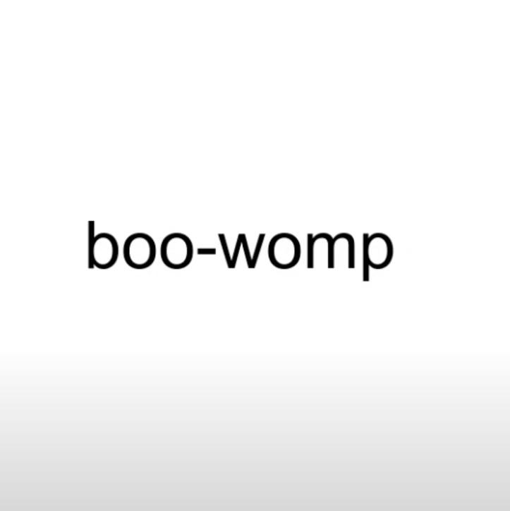 boo-womp | Sound Effects by alice | Listen on audio.com