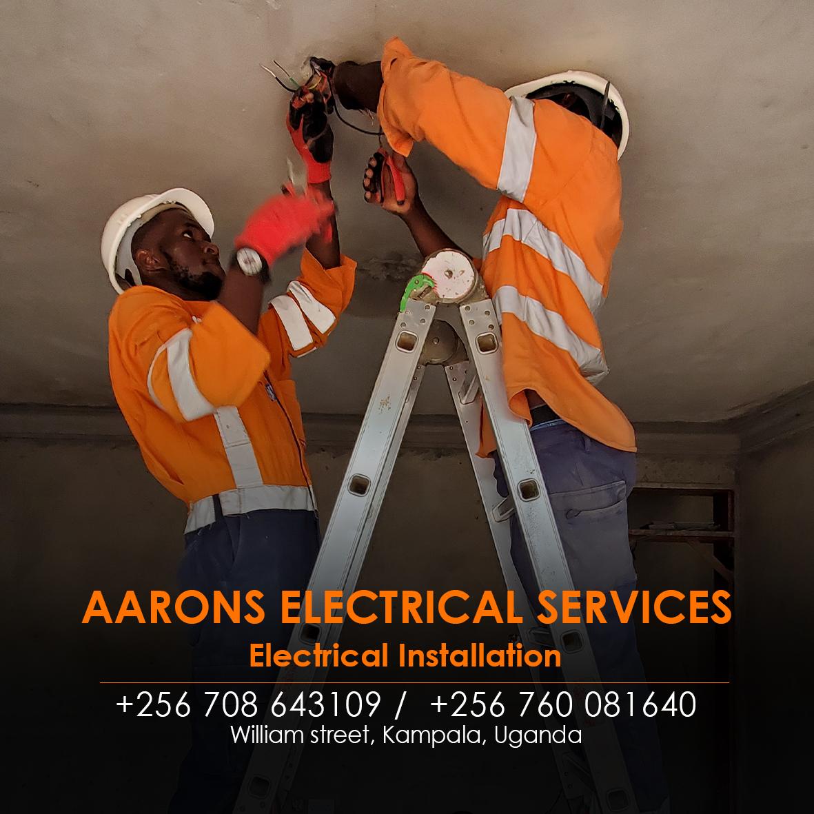 Download Authorized Electricians in Kampala Uganda by Aarons Electrical ...